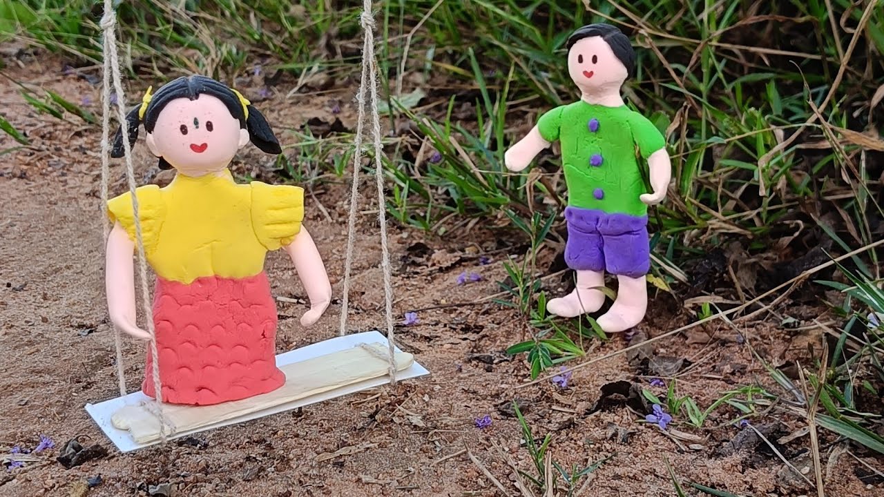 EASY CLAY TOY MAKING | Simple Miniature Toy Making | Beautiful, Little ...