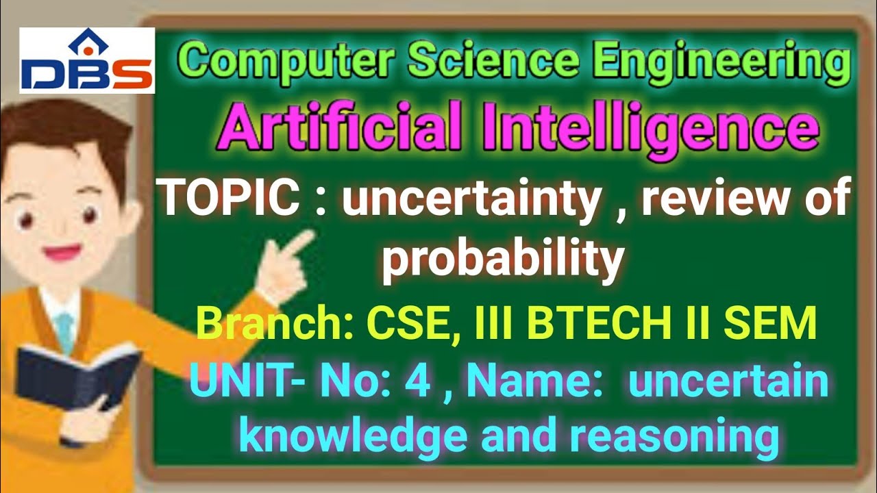 Artificial Intelligence, uncertain knowledge and reasoning,uncertainity ...