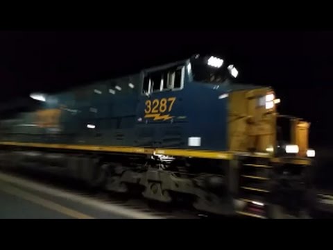 [CSXT]3287 GE ET44AH,3372 GE ET44AH,3466 GE ET44AH BRAND NEW! On Q032-20 & Hybrid K5HLL-R2 Horn ...