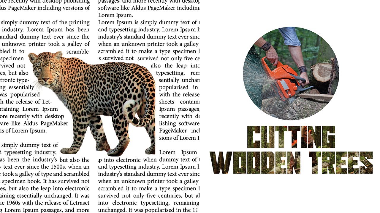 WRAP TEXT AROUND IMAGE AND SHAPE in Indesign Tutorial | CLIPPING MASK ...