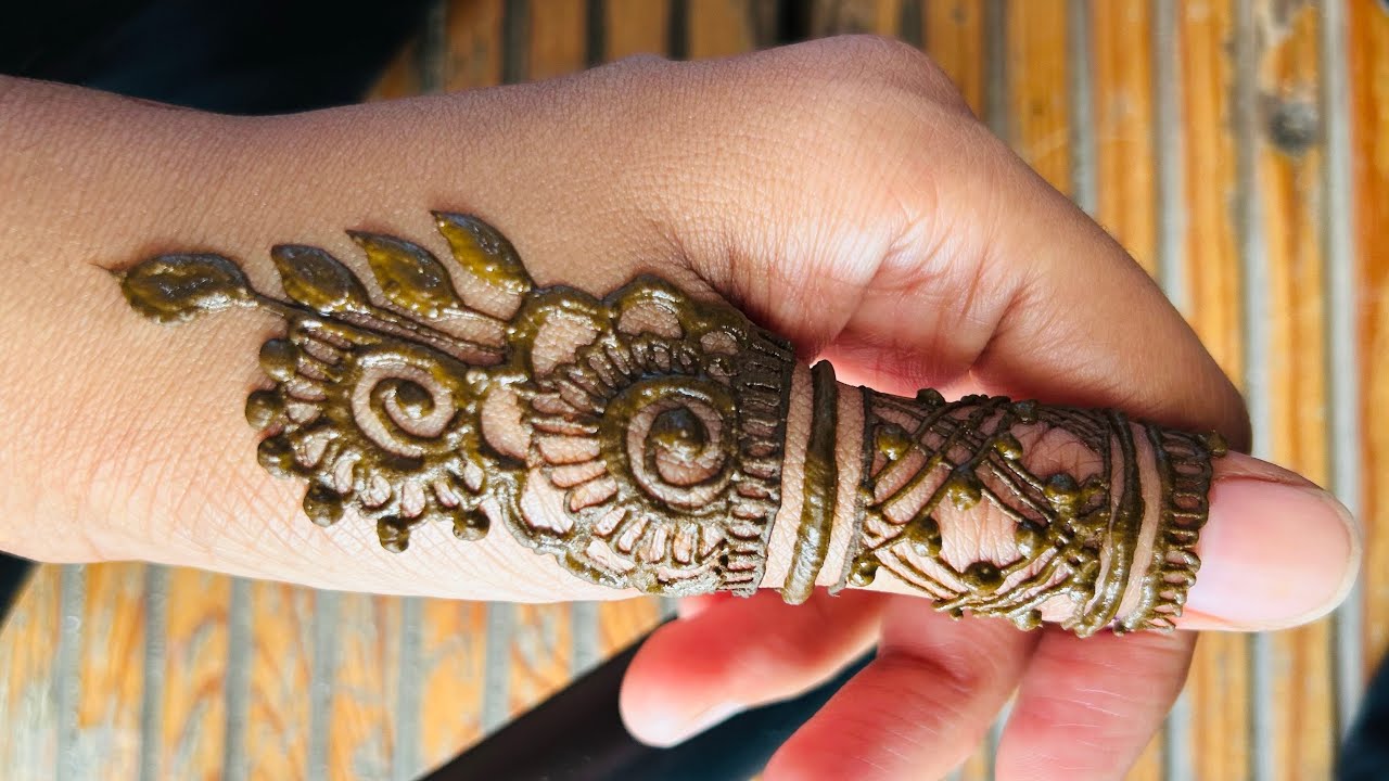 Thumb Mehndi Design Thumb Finger Mehndi Design Mehndi Design Back Simple Mehndi Youtube