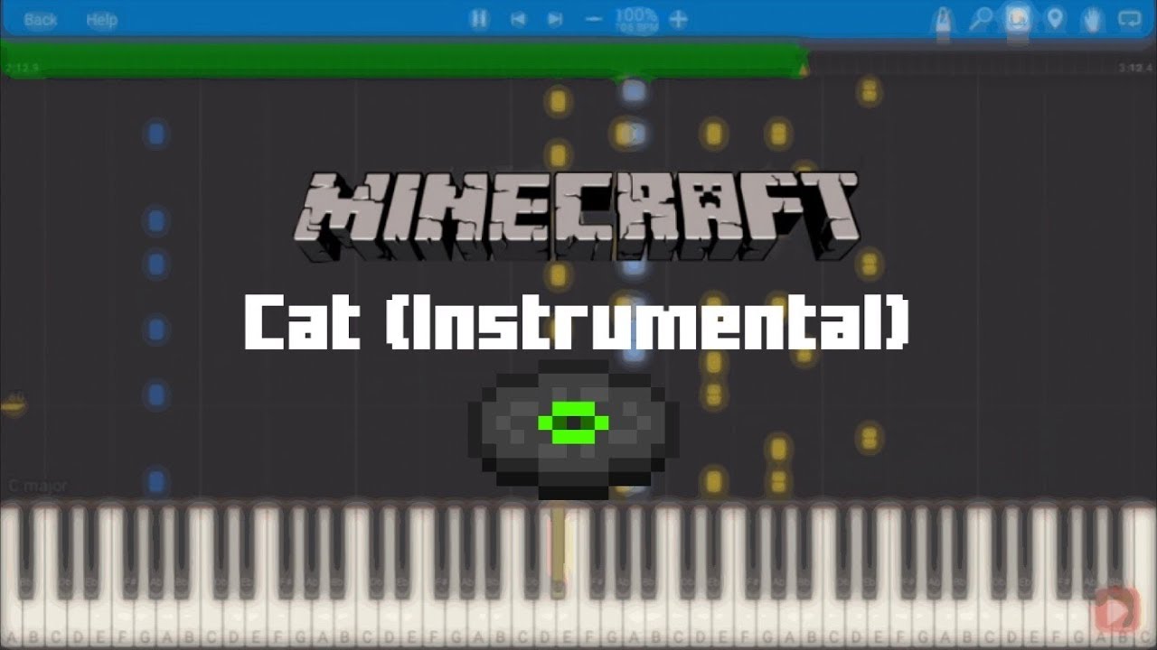 C418 - Cat // Instrumental Synthesia - (+MIDI) - YouTube