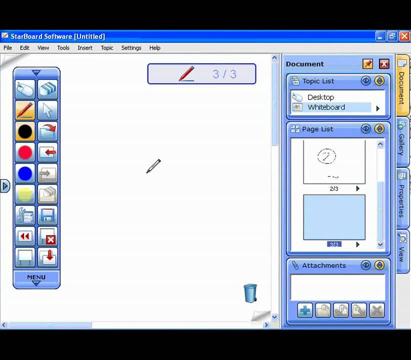 StarBoard Software 9.0 Tutorial - 5. Page List - YouTube
