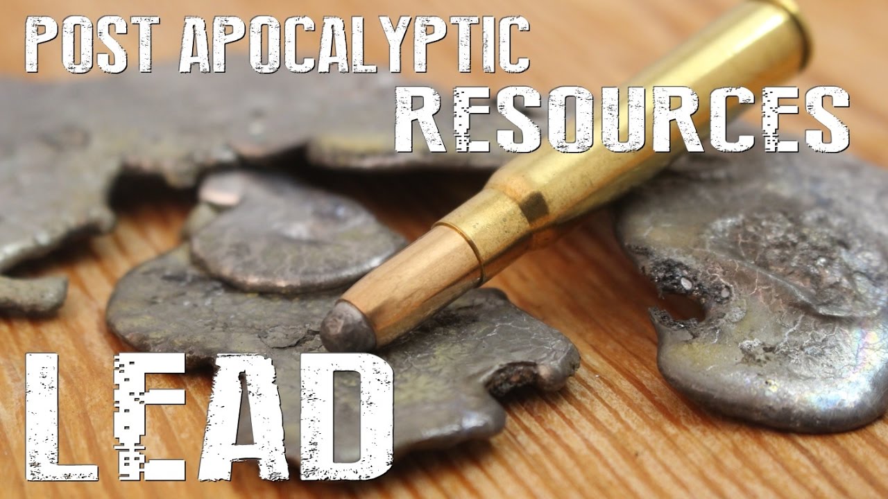 Harvesting Lead For Bullet Casting - Post Apocalyptic Resources - YouTube