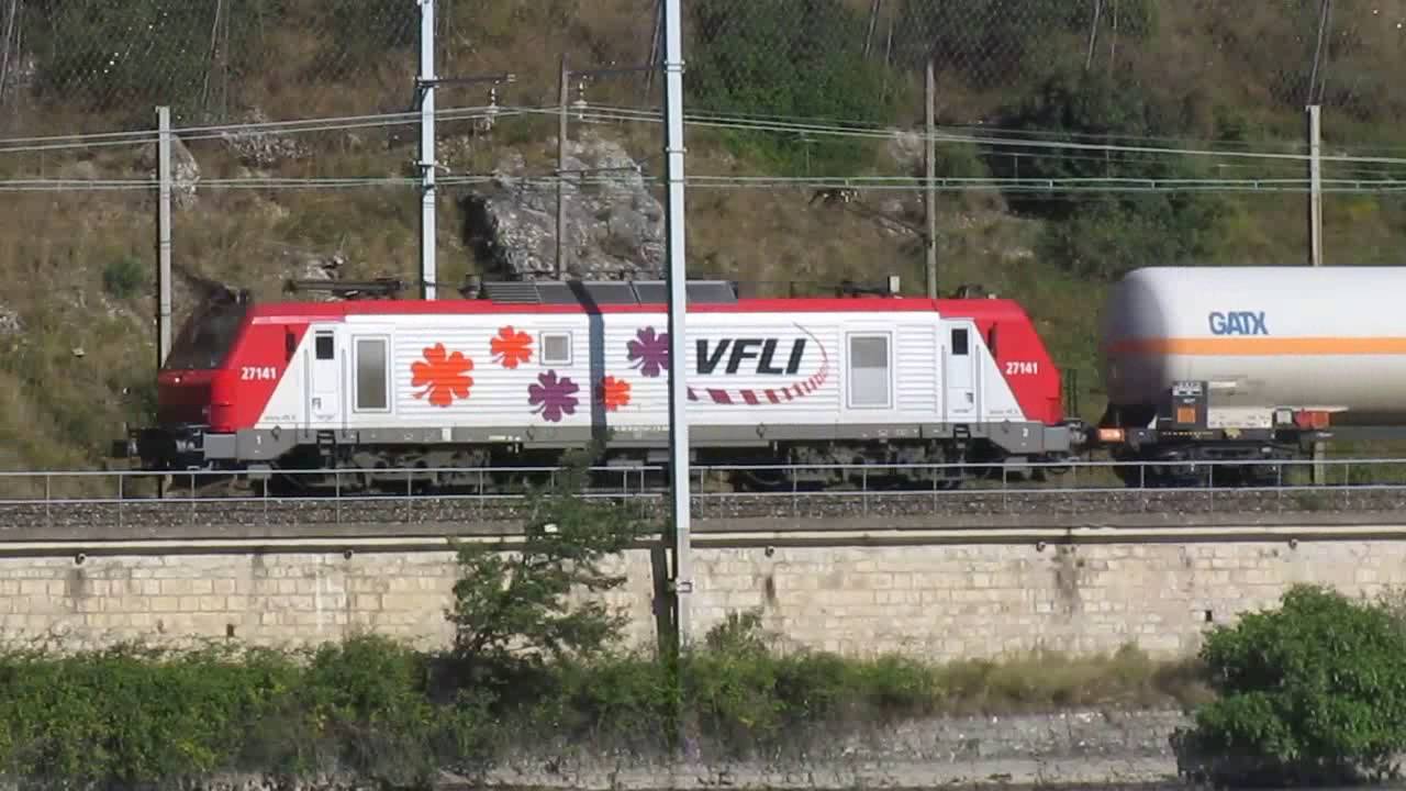 Des trains qui passent : 29 juillet 2016 - DONZERE - YouTube