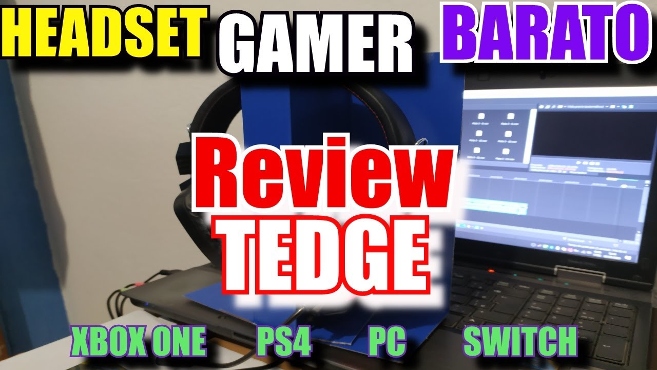 HEADSET GAMER BOM E BARATO TEDGE (REVIEW) - YouTube