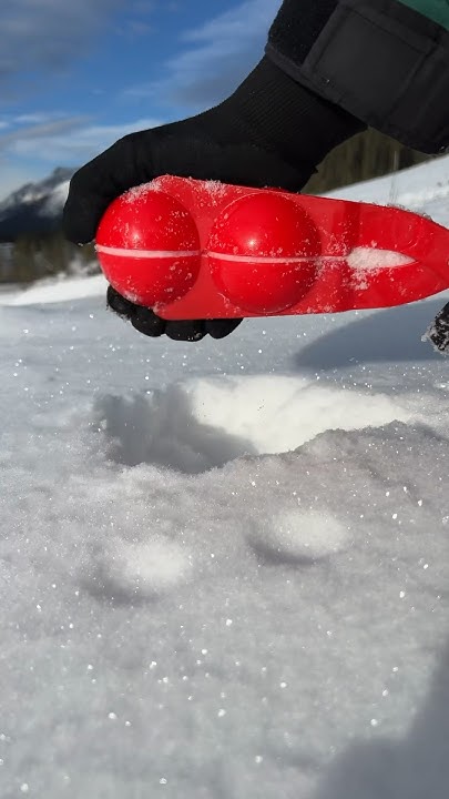 These DOUBLE SNOWBALLS turned out so PERFECT!! #shorts - YouTube