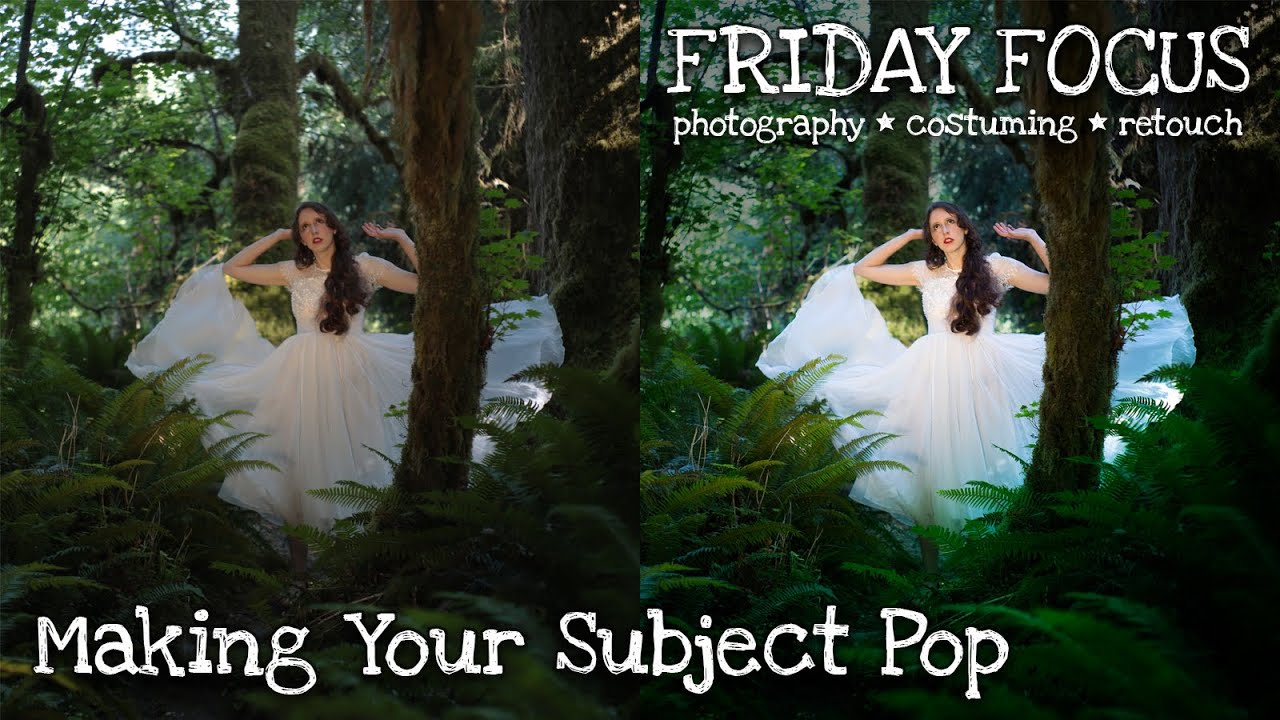 How to make an image pop out in Adobe Photoshop using light and color ...