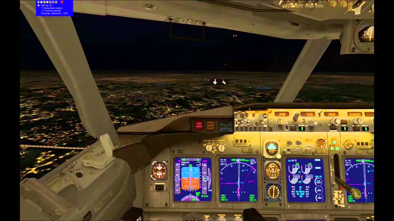 FSX Steam Edition mit GSX ,FSX Passangers und FX Ground Addon EDDF-EDDL ...