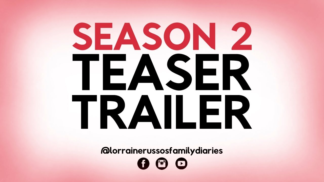 "Lorraine Russo's Family Diaries" Season 2 TEASER TRAILER - YouTube