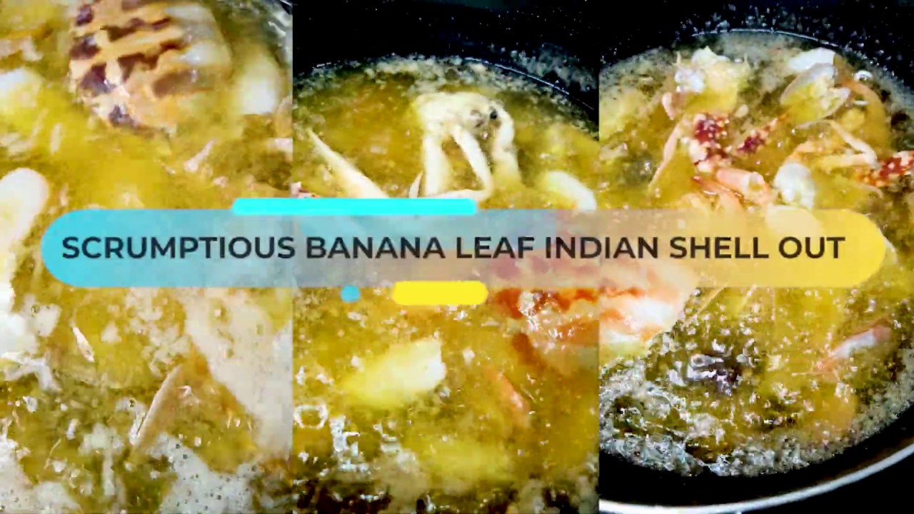 BANANA LEAF INDIAN SHELL OUT | HOME DELIVERY | TAAKA LEE FOODIE - YouTube