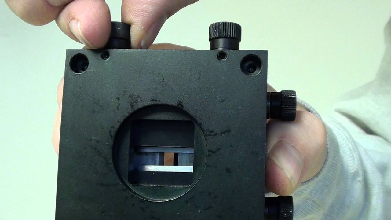 Adjustable Slit Micrometer - YouTube