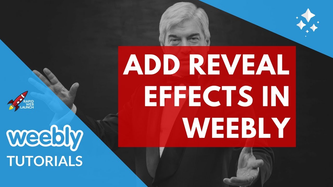How To Add Reveal Effects To Your Weebly Website Weebly Tutorials