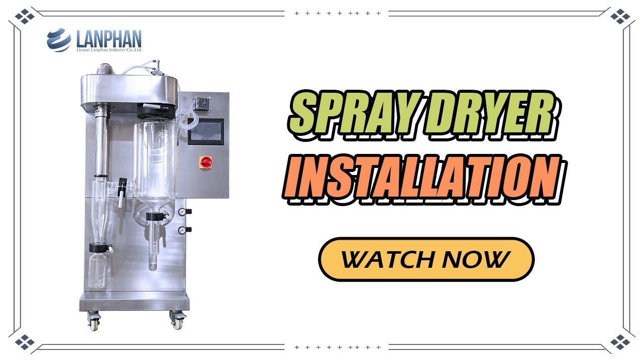 How to install a spray dryer ? - YouTube