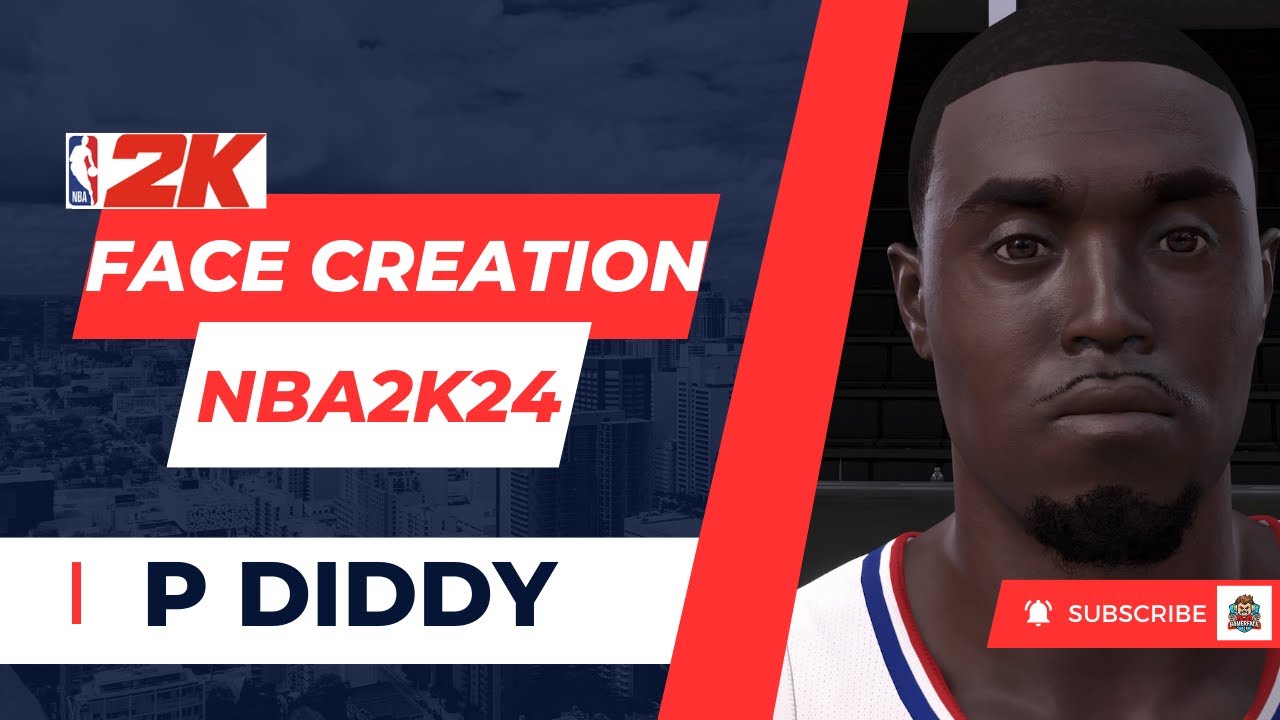 NBA 2K24 Sean ' Diddy ' Combs Face Creation - YouTube