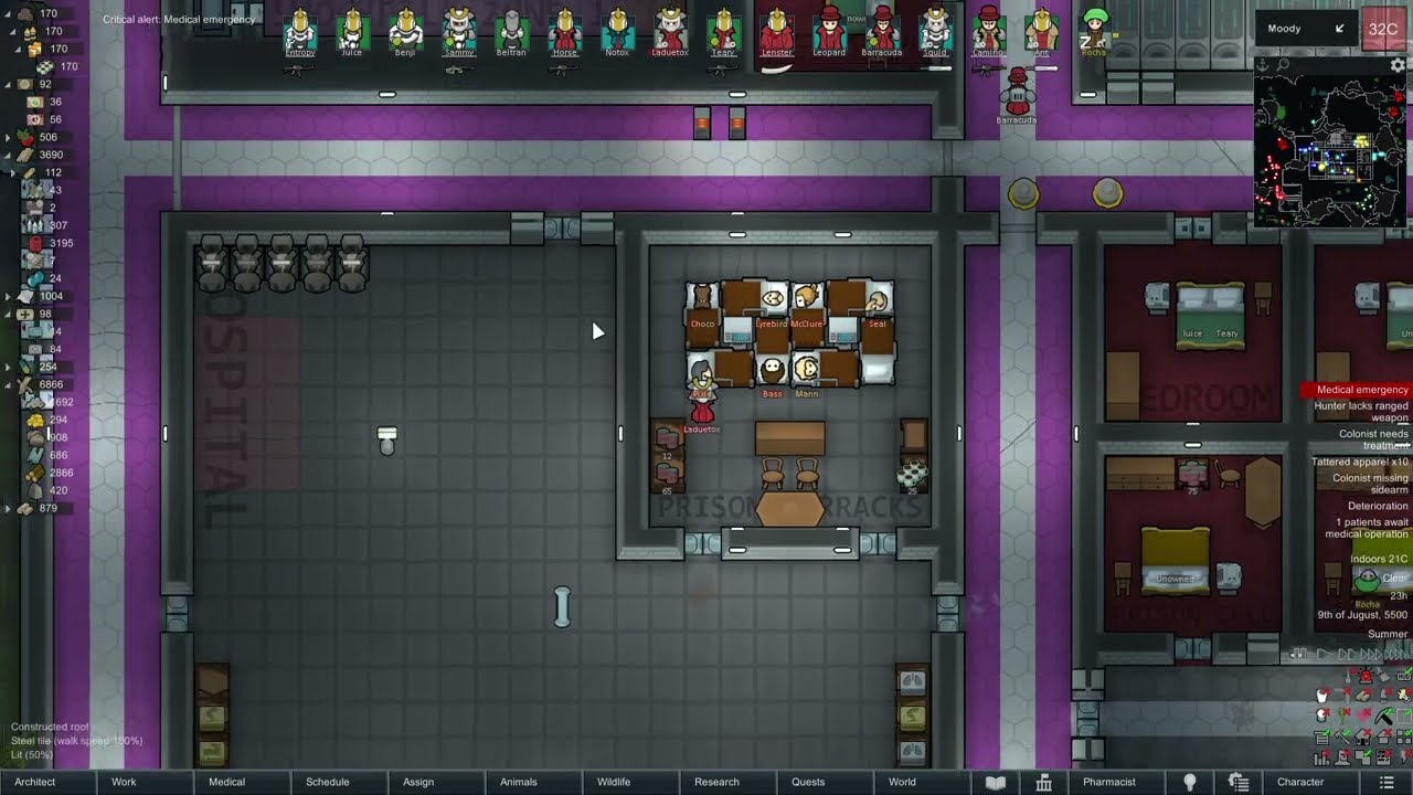 Black Hive Attack vs Mechanoid Turret Killbox | RimWorld - YouTube
