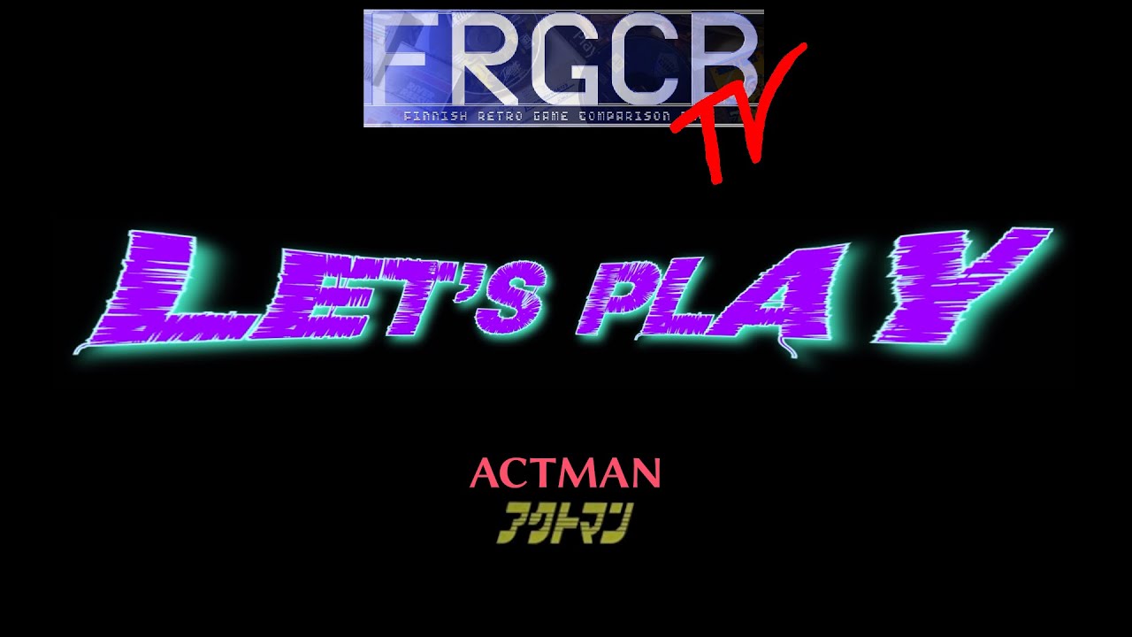 FRGCB's Let's Play - Actman (MSX) - YouTube