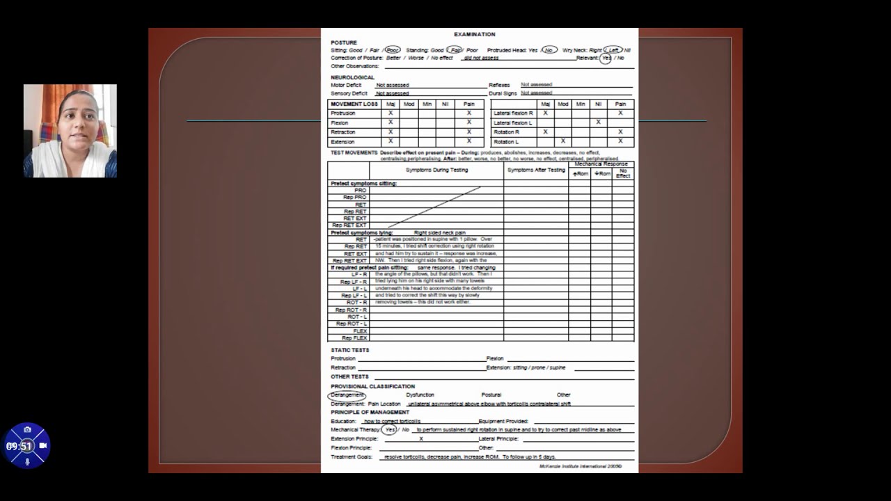 McKenzie Method- Cervical Spine Assessment! - YouTube