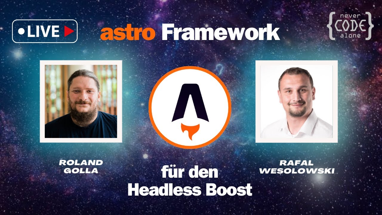 Astro Framework für den Headless Boost mit Rafał Wesołowski - YouTube