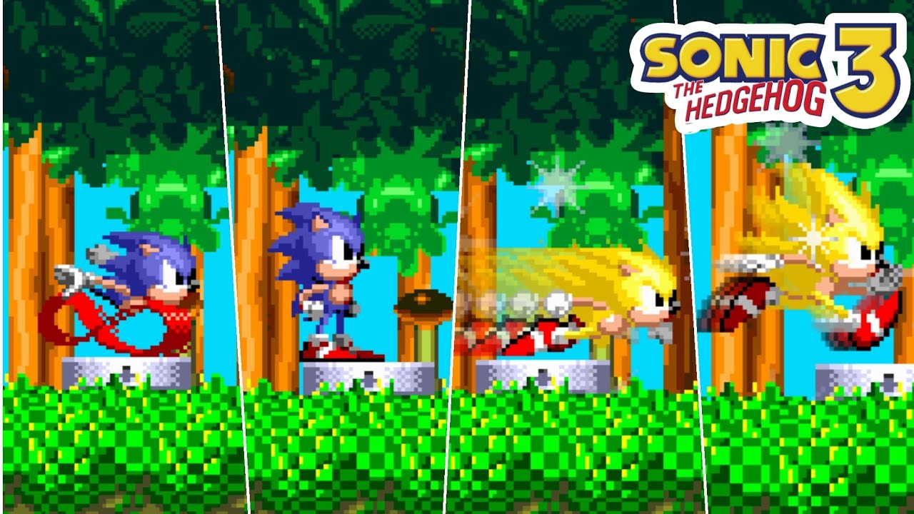 sonic 3 A.I.R android (Delta conduit sonic mod) gameplay mushroom hill ...