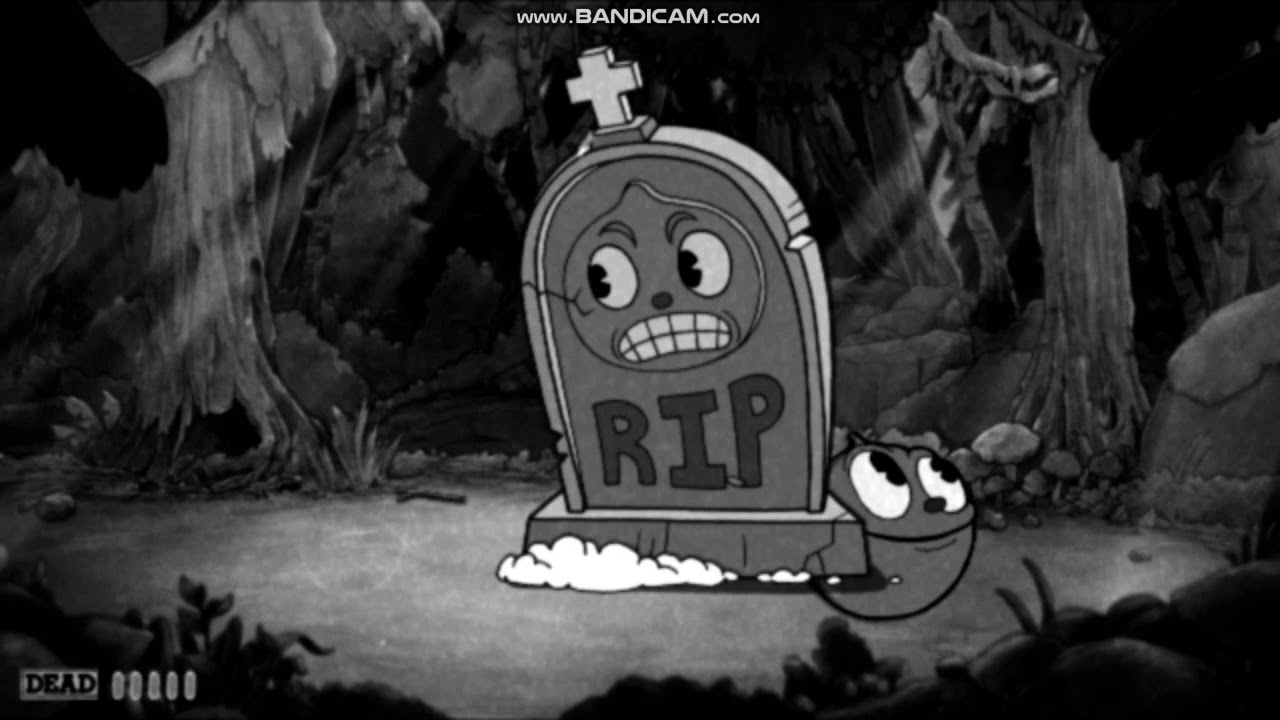 Cuphead Death Softlock With Goopy Freeze But Tombstone Phase - YouTube