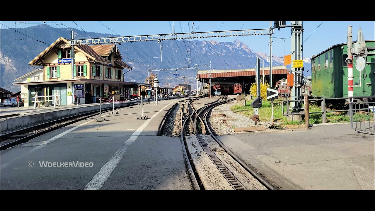 Wilderswil Railway Station (Switzerland) - YouTube
