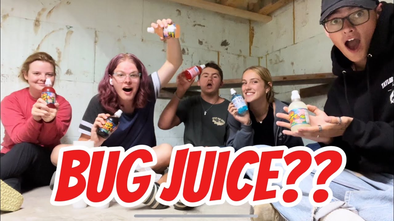 WE DRANK BUG JUCIE ⁉️(Bug Juice Taste Test) - YouTube
