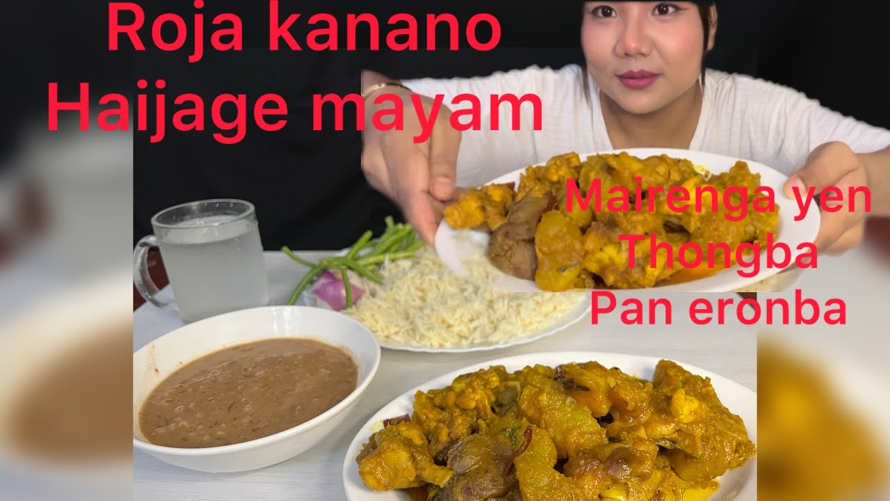 Pumpkin ga chicken ga thongba//pan eronba//roja kanasu nateko mayam ...