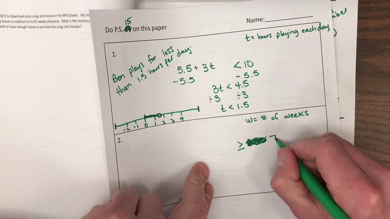Module 3 Lesson 15 Problem Set - YouTube