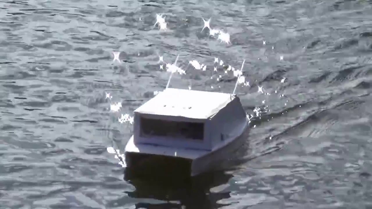 My First Homemade RC Boat - YouTube