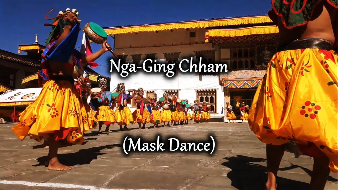 Ngaging Chham | Mask Dance in Mongar Tshechu 2022 #bhutan # ...