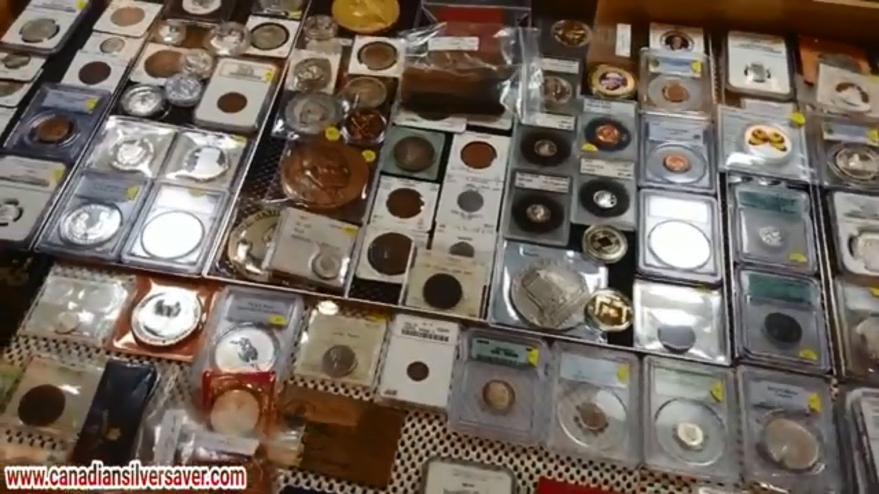 It's time for a tour of the Mississauga Ontario Coin & Stamp show ...