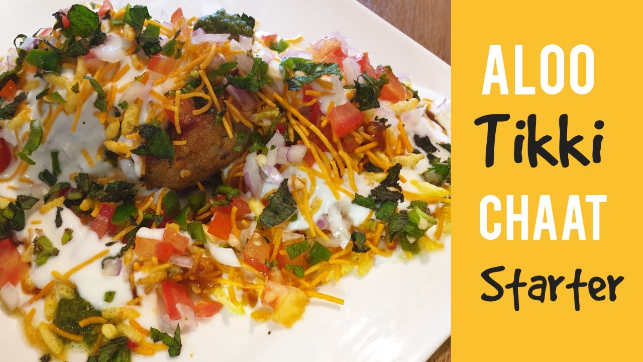 Snack: Eggless Aloo Tikki Chaat Recipe! (Potato Cutlets With Bhelpuri ...