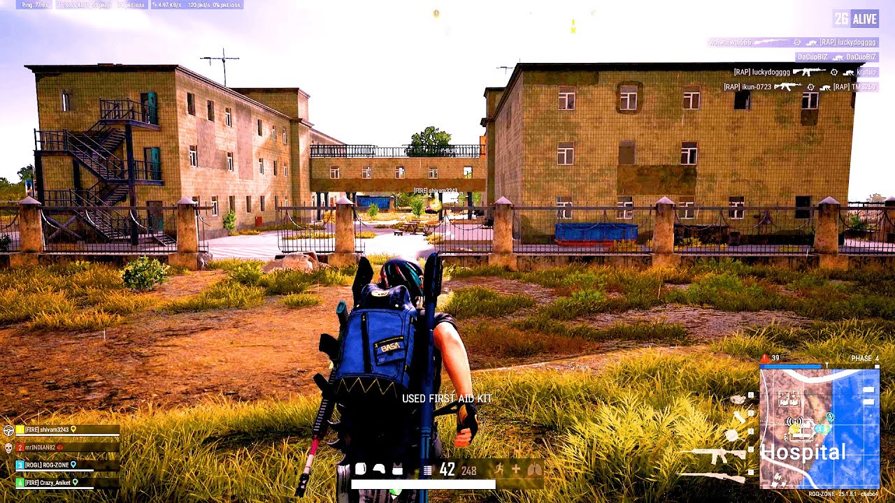 PUBG Erangel Gameplay ( 4K Ultra Graphics ) | ROG ZONE #149 - YouTube