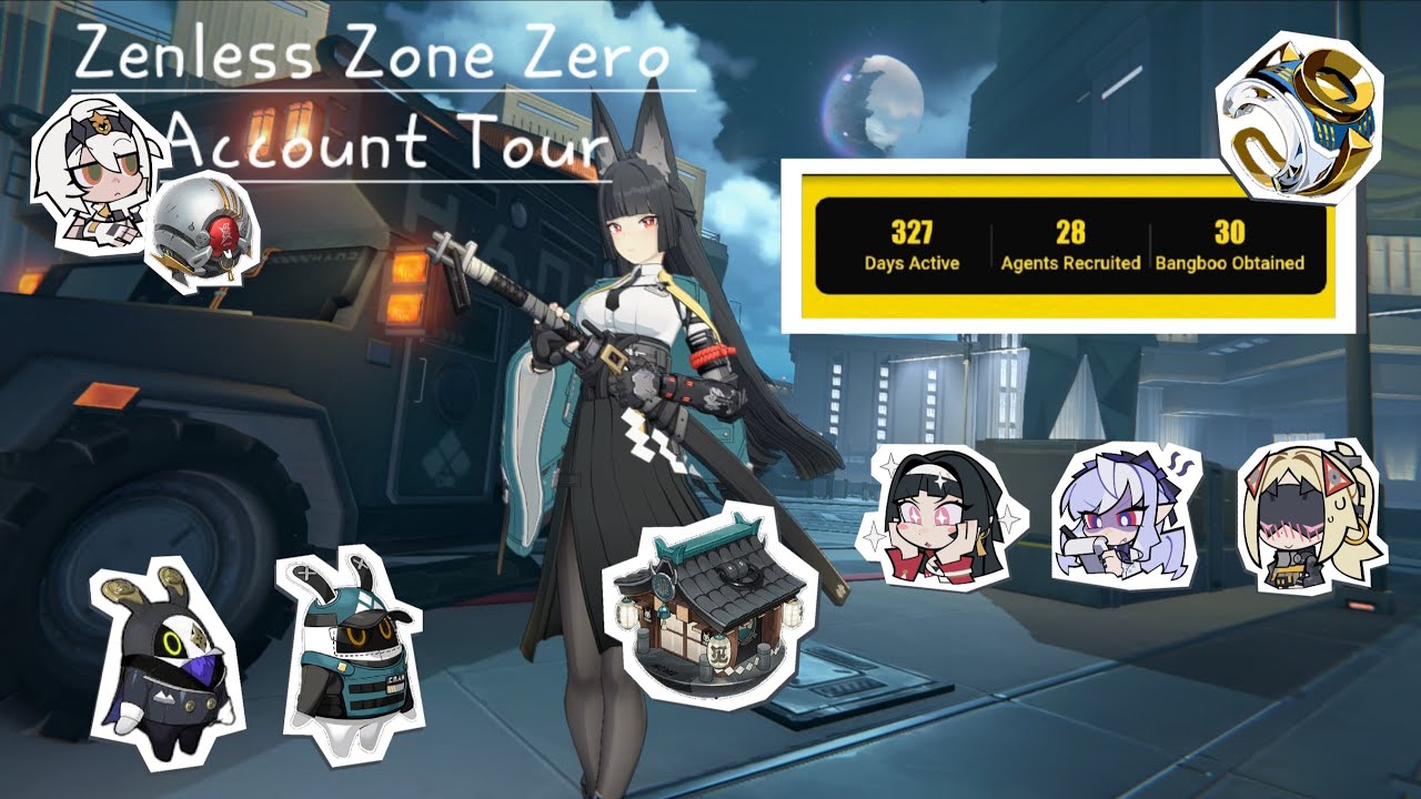 Zenless Zone Zero Account Tour (327 days active + max level) cozy ZZZ ...