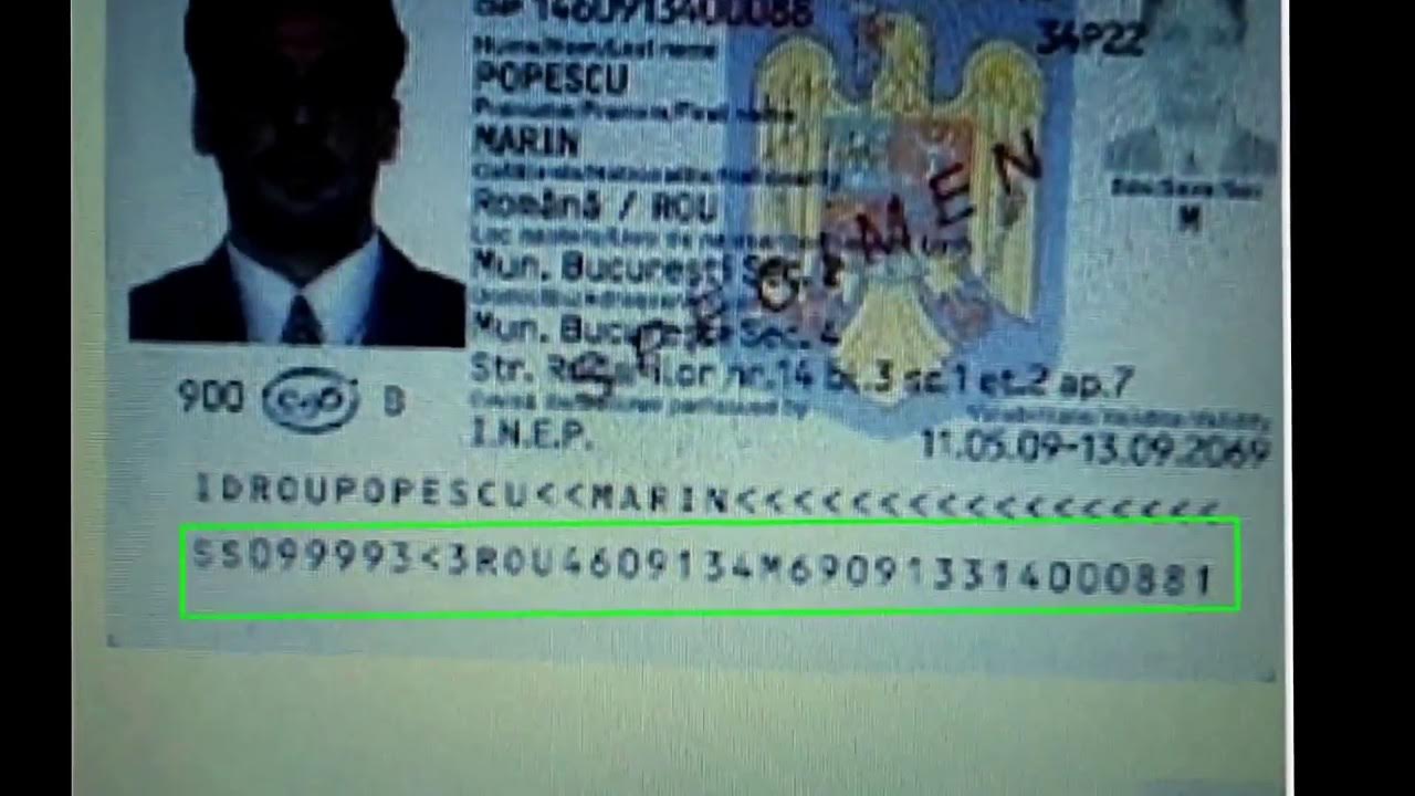 MRZ detection Using OpenCV Python - YouTube