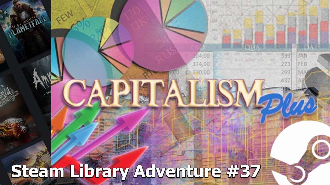 Steam Library Adventure - Part 37 - Capitalism Plus - YouTube
