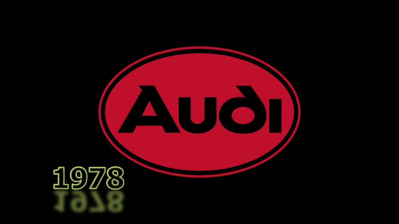 Evolution of AUDI Logo - YouTube