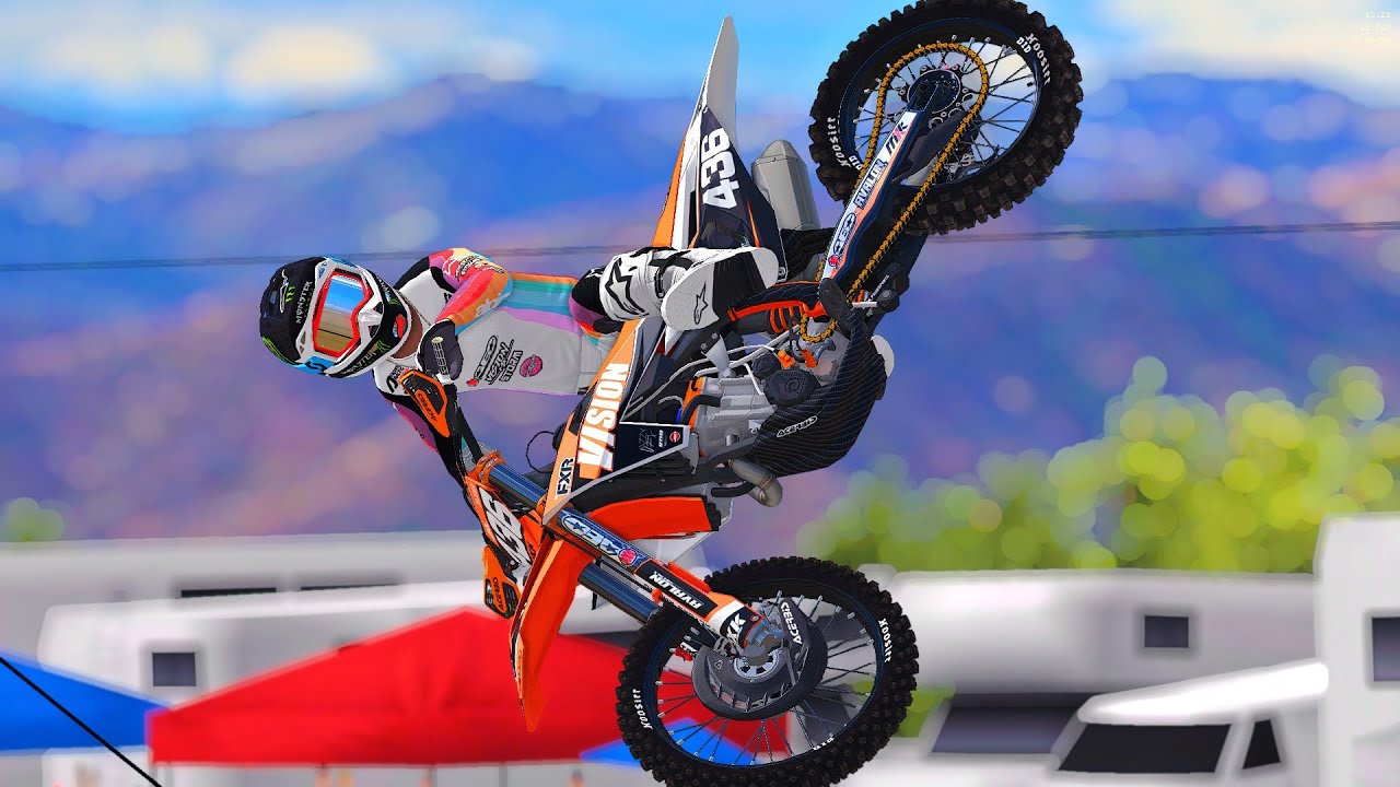 Mx Bikes TFC Pala 250 burner with tiny mistake | 1:57.989 - YouTube