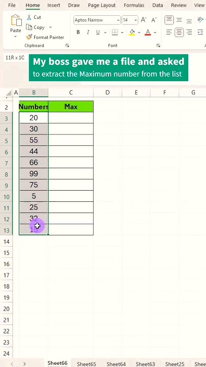 Excel Tips & Tricks: Master Aggregate + Max Function! #ExcelTips #ExcelTricks #ExcelFunctions ...