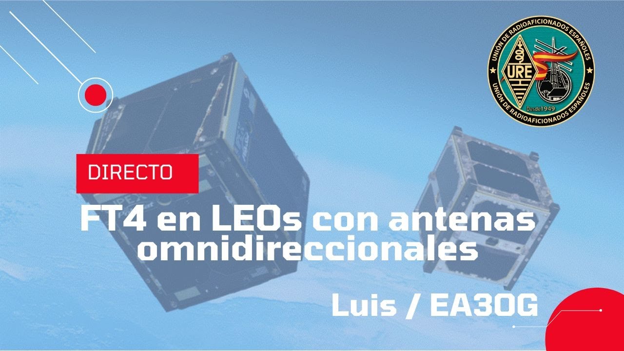 FT4 en LEOs con antenas omnidireccionales - YouTube