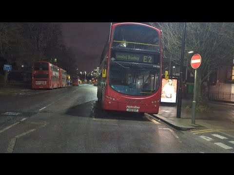 Metroline AH London Buses Brentford London Road Early Morning Raining ...