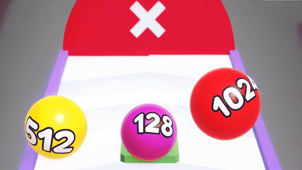 Number Ball 3D - Merge Games ! All Levels Gameplay Level (42-45 ...