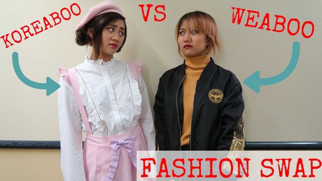 KOREABOO VS WEEABOO | KFASHION JFASHION SWAP - YouTube