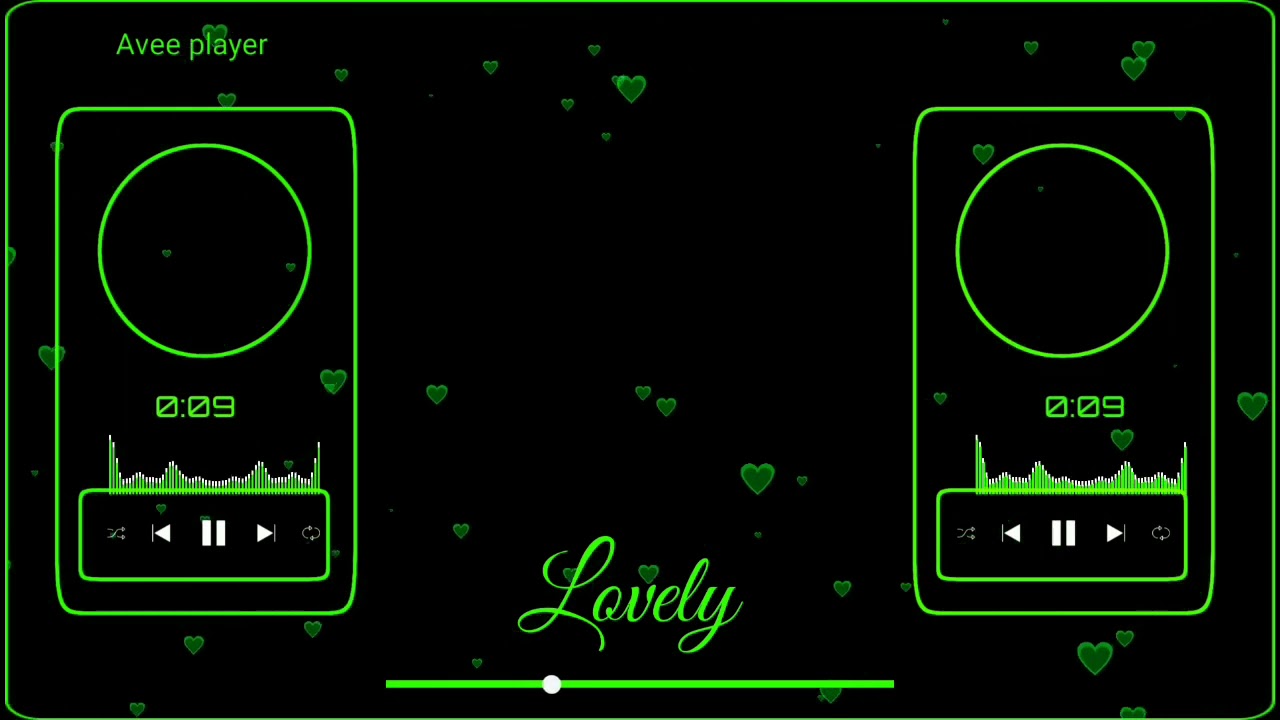 || audio spectrum visualizer || black screen || avee player template ...