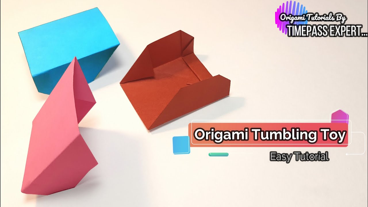 Origami Tumbling Toy || Easy Tutorial || TimePass!!! - YouTube