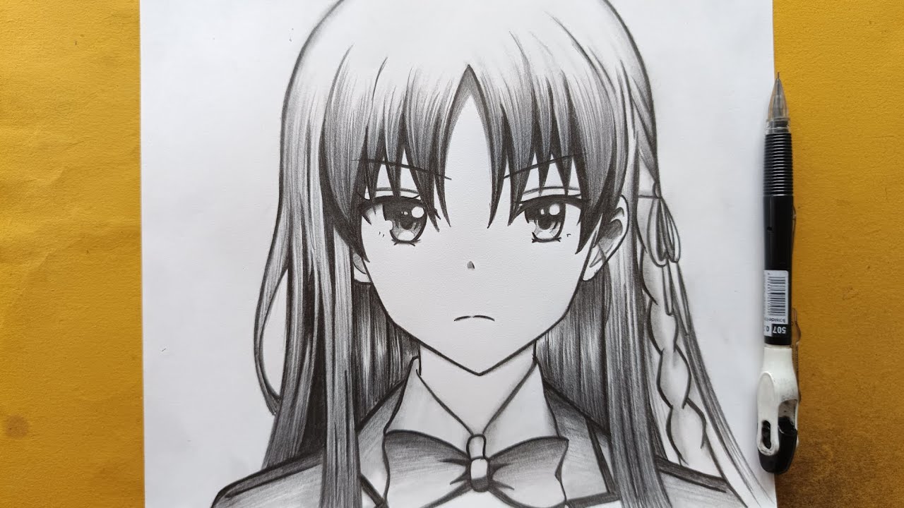 How to draw Suzune Horikita step by from (Classroom of the Elite ...