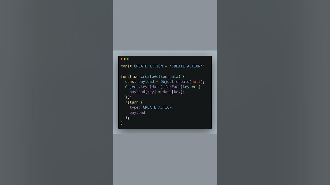 Safe Redux Actions with Object.create(null) #Redux - YouTube