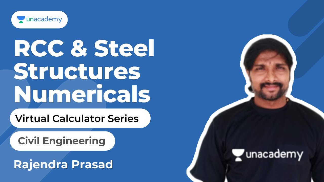 RCC & Steel Structures Numericals |Civil |Virtual Calculator |GATE 2022 ...