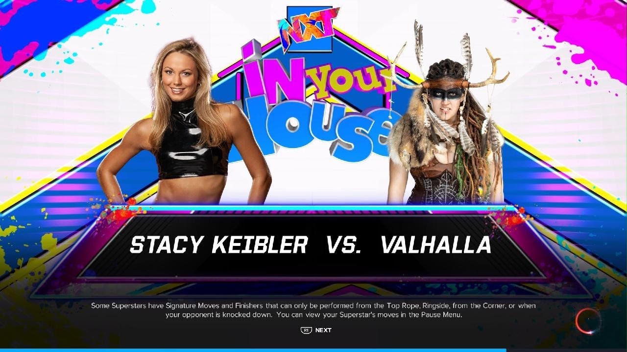Stacy Keibler vs Valhalla | WWE 2K23 | 2024-01-06 - YouTube